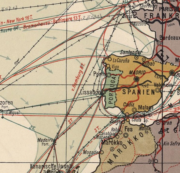 Old World Map Atlas Vintage World Map 1864 Colonial Chart Mercator ...